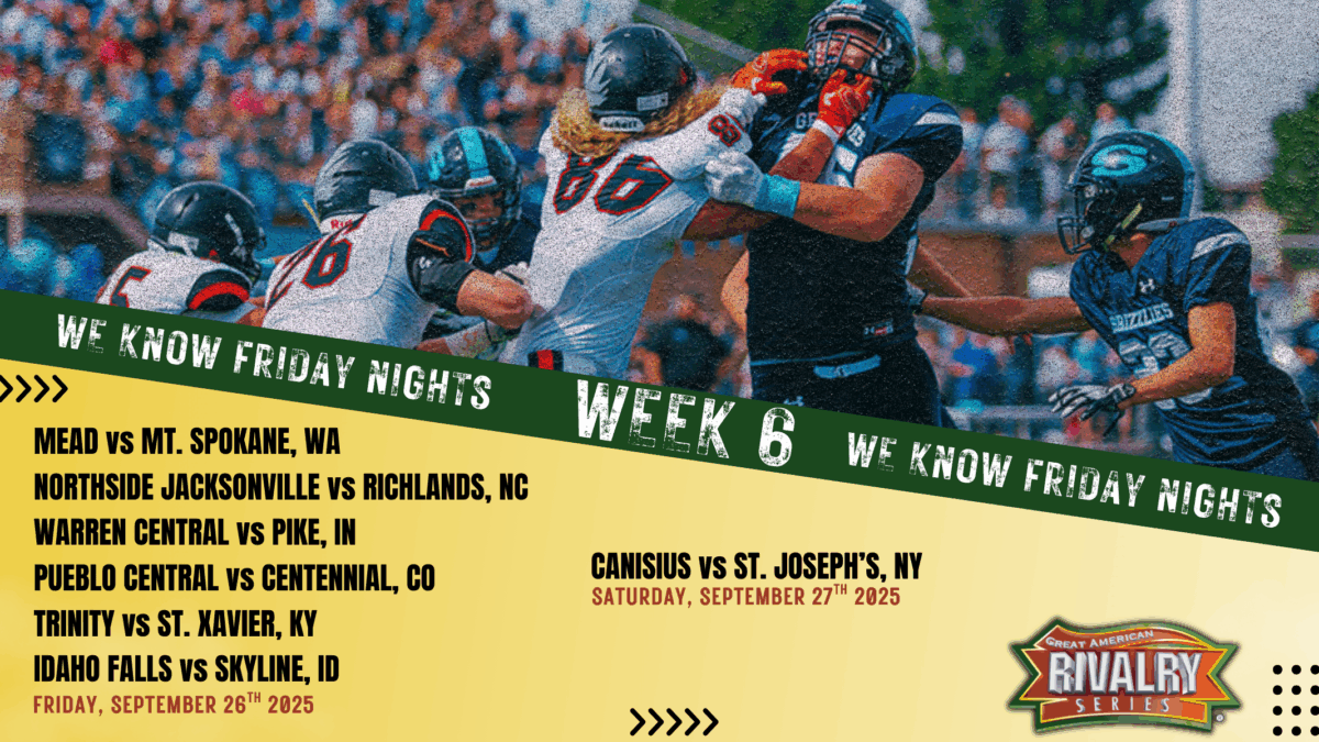 Week 6 Preview 2025 - Great American Rivalry Series